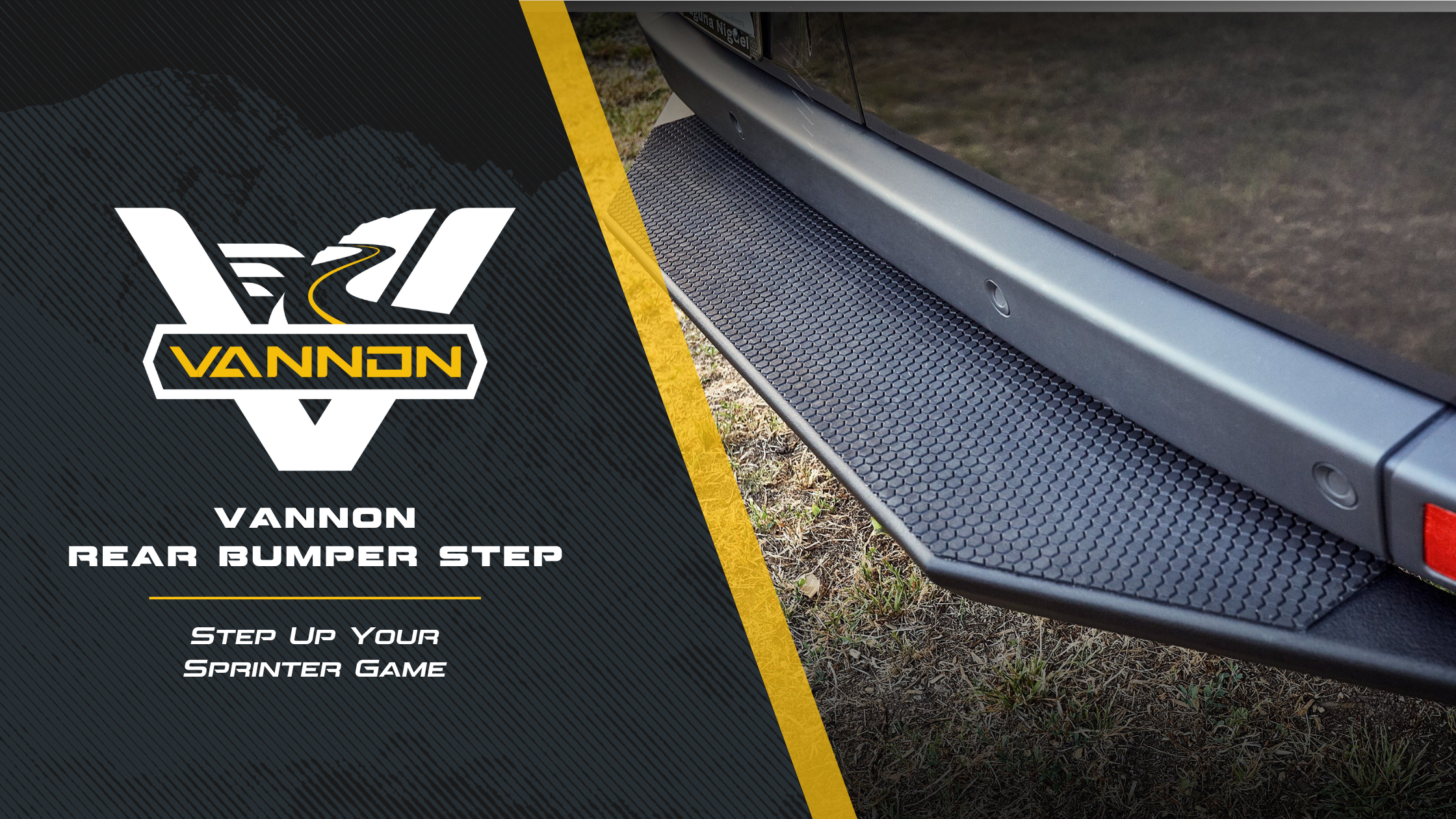 VANNON Rear Bumper Step for Mercedes-Benz Sprinter Vans (2019+) – Safe ...