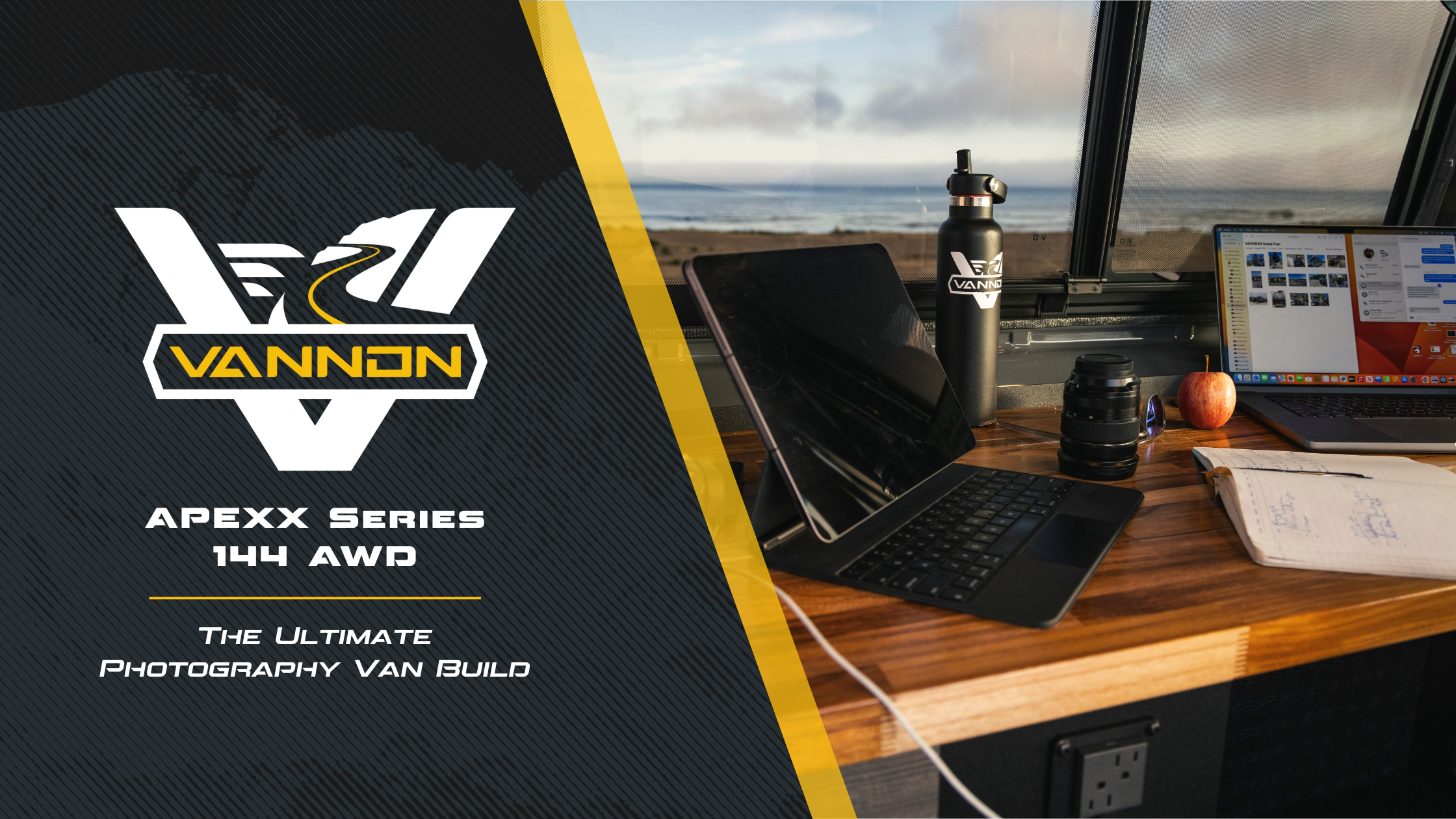 VANNON APEXX 144 AWD Photography Van | Mobile Studio Build
