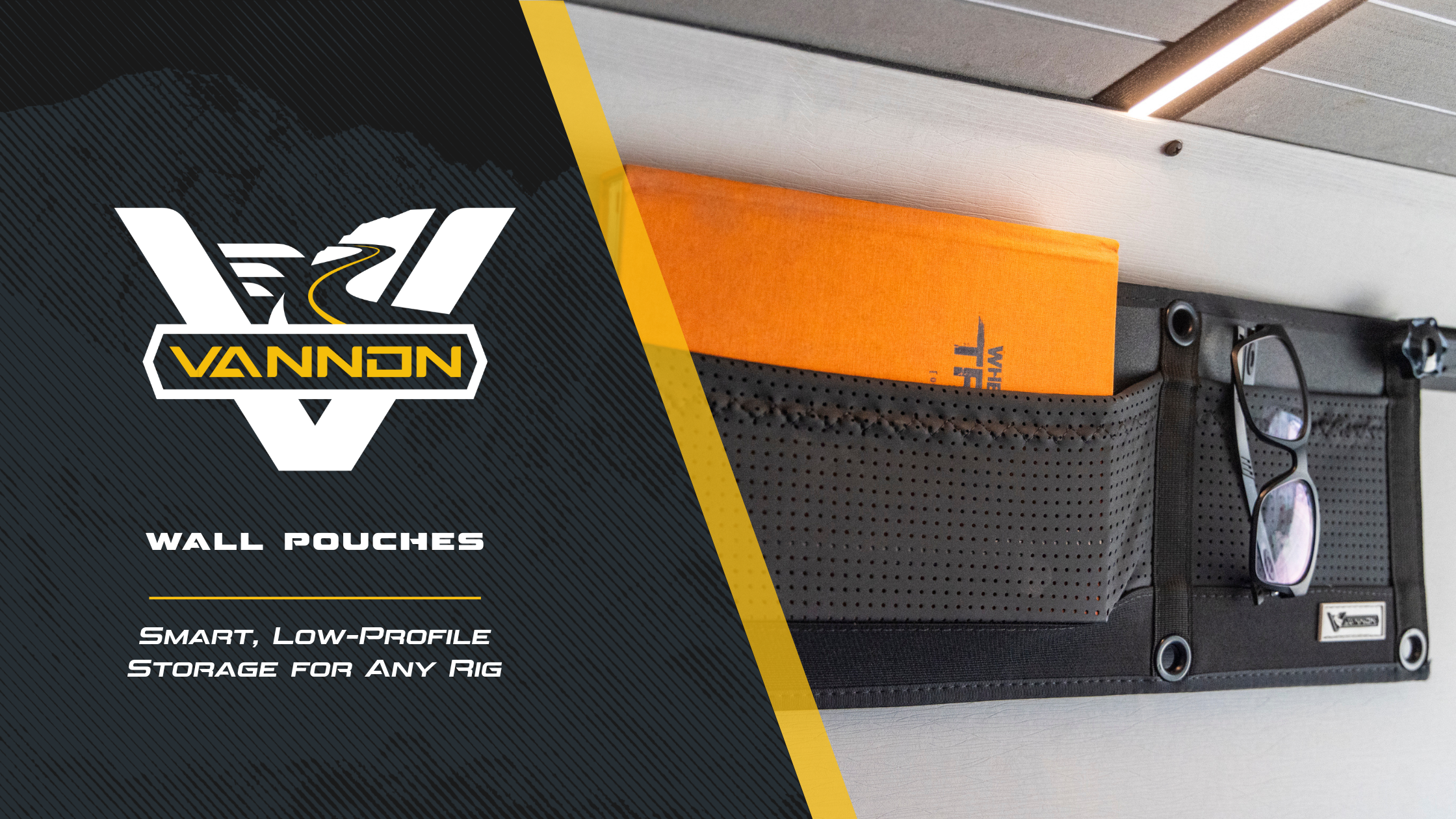 VANNON Wall Pouches – The Ultimate Low-Profile Storage Upgrade for Van