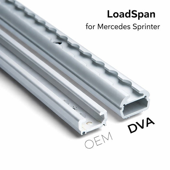 LoadSpan™ Roof Rails for Mercedes-Benz Sprinter (2019+) | Full-Length L ...